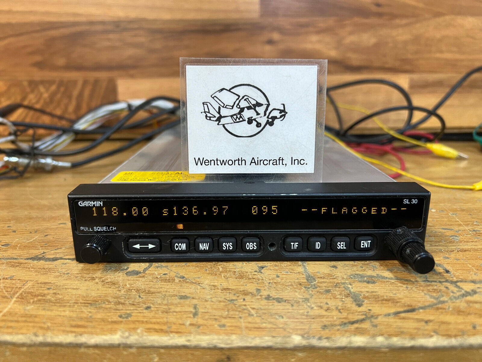 GARMIN SL-30 NAV/COM WITH BUILT IN GLIDESLOPE RECEIVER - Wentworth Aircraft