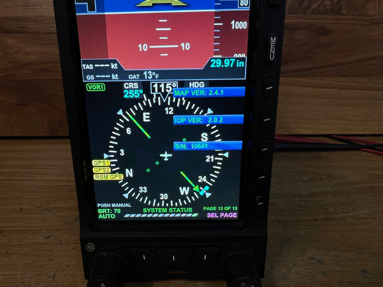 ASPEN EFD-1000 PRO PFD WITH ACU AND ANTENNA - Wentworth Aircraft